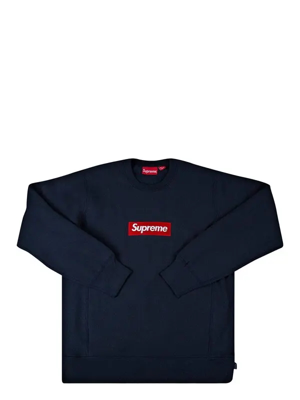 Supreme Box Logo Crewneck - Blue
