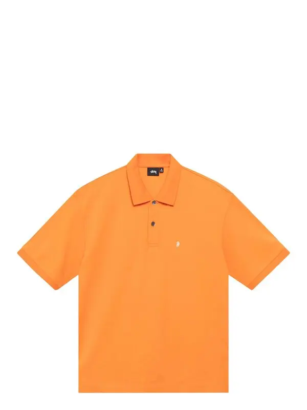 StÜssy Classic Pique Polo - Orange