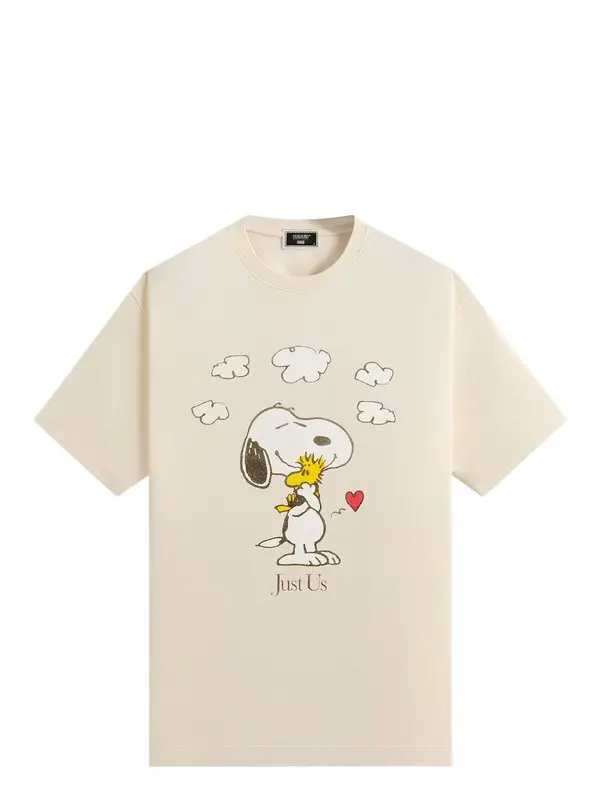 Kith For Peanuts Snoopy 'just Us' T-shirt - Tan