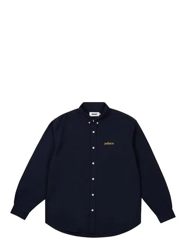 PALACE Seersucker Oxford Shirt - Blue