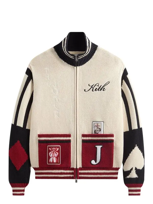 Kith X Batman Joker Wyona Full Zip Sweater - Cream