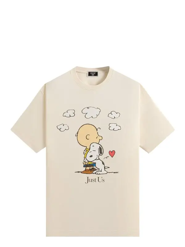 Kith For Peanuts Charlie Brown 'just Us' Tee - Tan