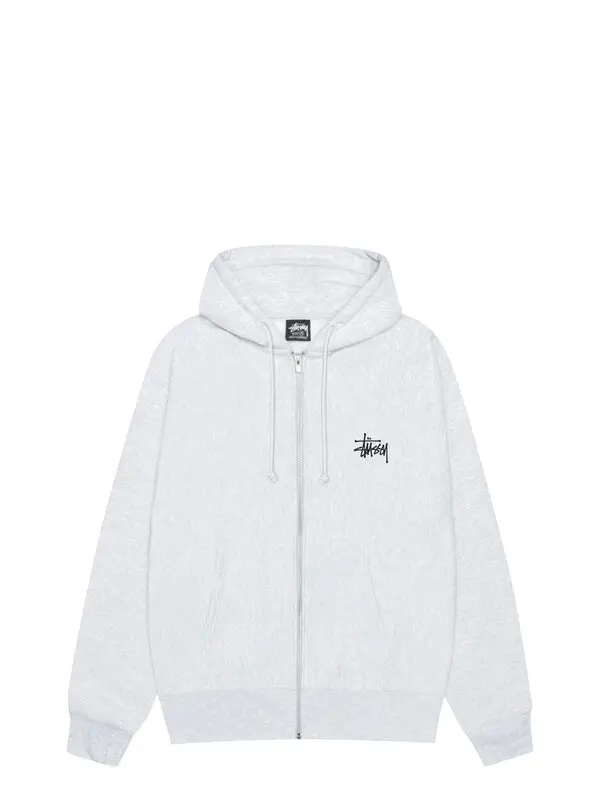 StÜssy Zip Up Hoodie - Grey