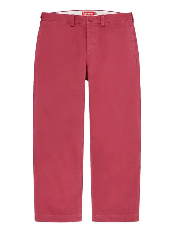 Supreme Chino Pant - Red