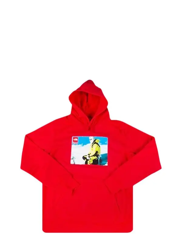 Supreme X The North Face Photo Hooded Sweatshirt - Red