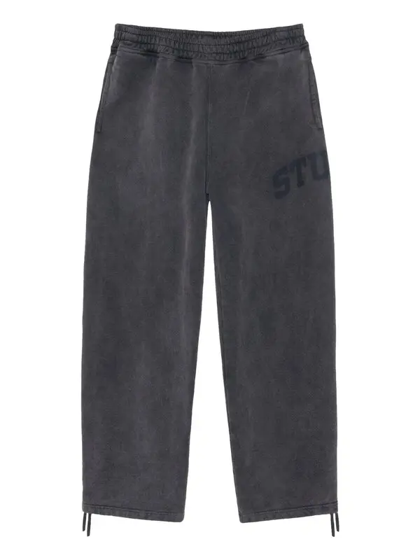StÜssy Fleece Pant With Graphic - Black