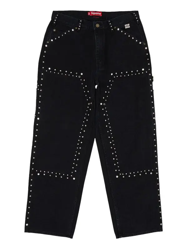 Supreme X B.b. Simon Studded Double Knee Painter Pant - Black