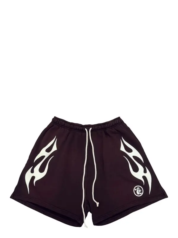 HELLSTAR Flame Shorts - Brown