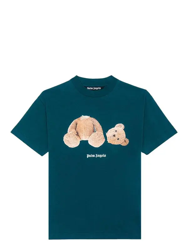 Palm Angels Bear Graphic T-shirt - Green