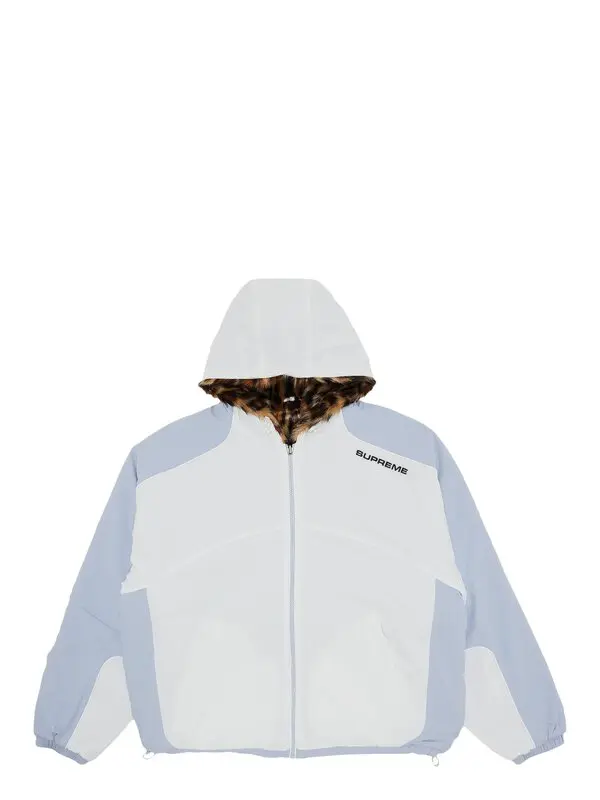 Supreme Faux Fur Reversible Hooded Track Jacket - White