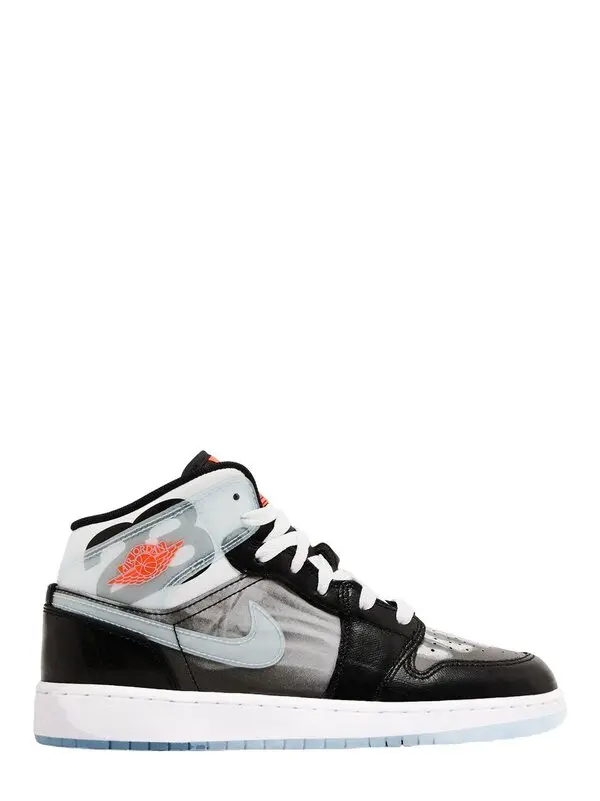 JORDAN 1 Mid Ss Gs Sneakers - Black