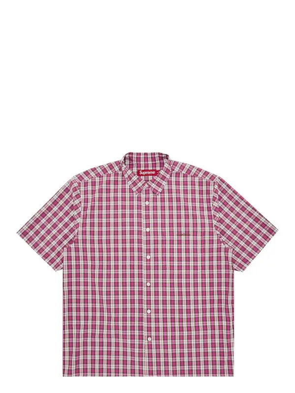 Supreme Mini Plaid Shirt - Pink