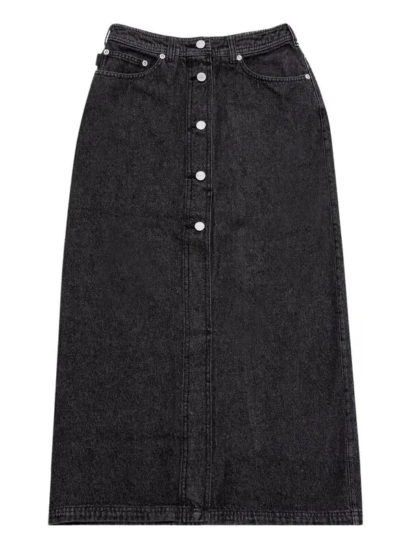 JORDAN Denim Skirt - Black