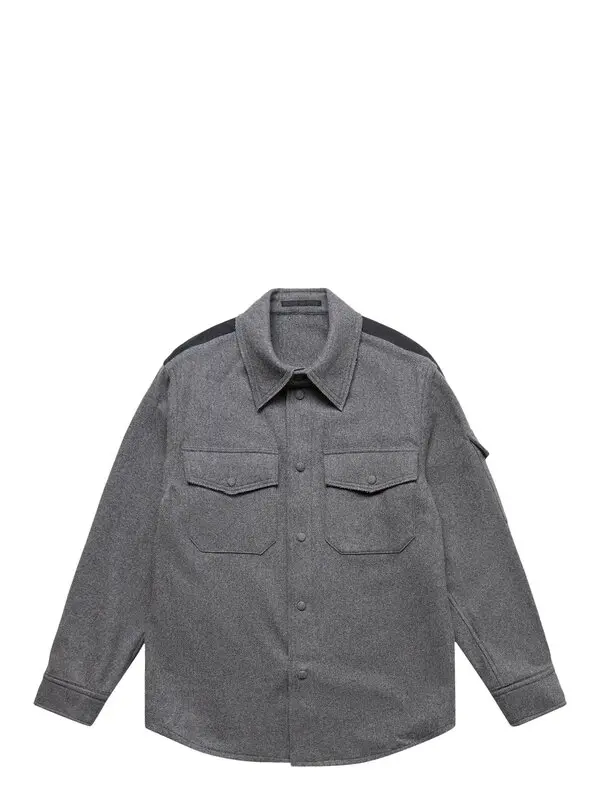 Helmut Lang Button Up Long-sleeve Shirt - Grey