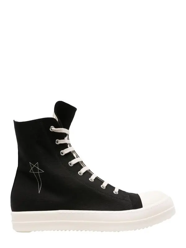 Rick Owens Hollywood High-top Sneakers - Black