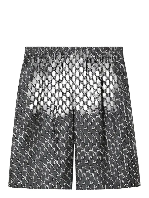 Gucci Monogram Shorts - Grey