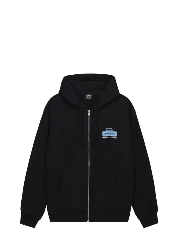 StÜssy Pickup Zip Hoodie - Black