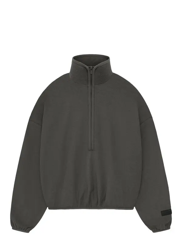 Fear Of God Half Zip Mockneck - Black