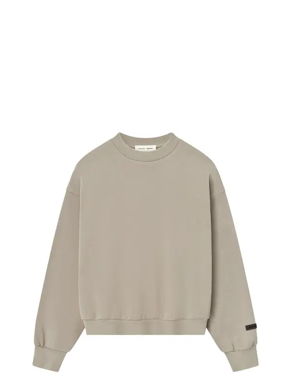 Fear Of God Classic Fit Fleece Crewneck - Tan