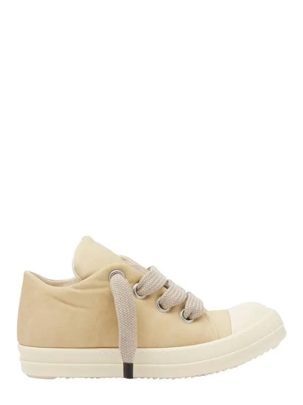 Rick Owens Jumbo Lace Puffer Low Sneakers - Cream