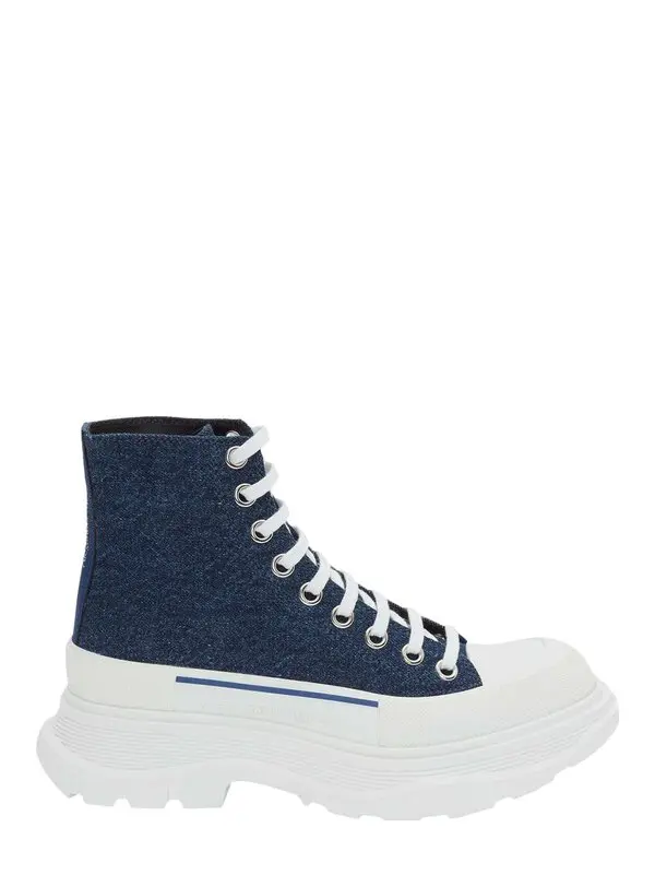 Alexander McQueen Tread Slick Boots - Blue