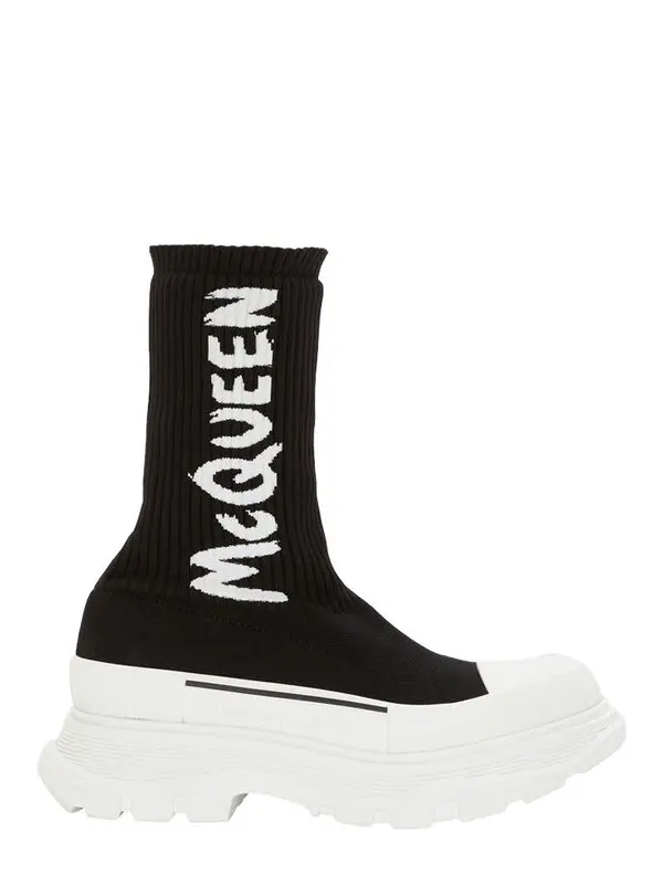 Alexander McQueen Tread Slick Boot - Black