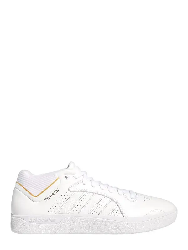 Adidas Tyshawn Gold Metallic Sneakers - White