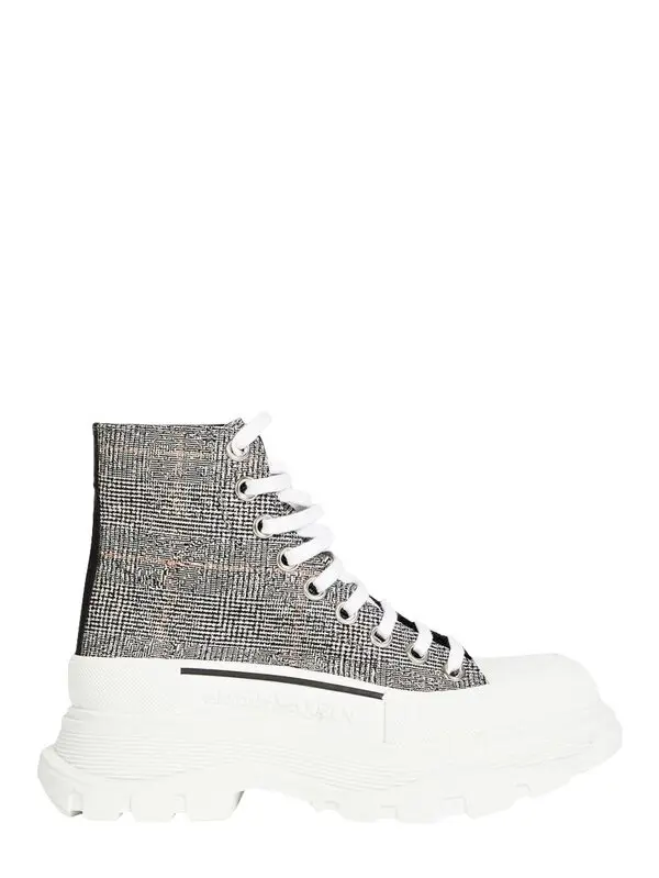 Alexander McQueen Tread Slick High-top Sneakers - Grey