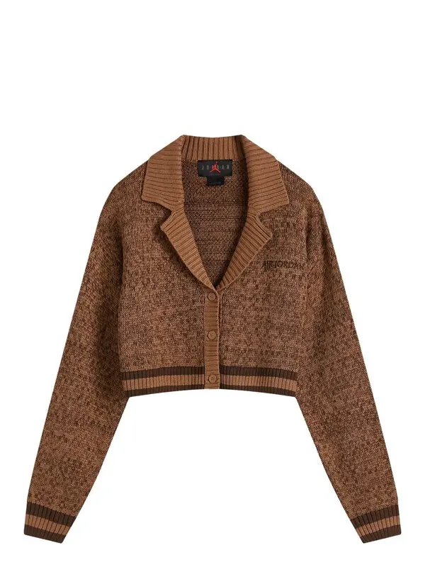 JORDAN Knit Cardigan - Brown