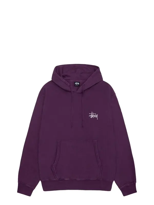 StÜssy Pigment Dyed Built Tough Hoodie - Purple