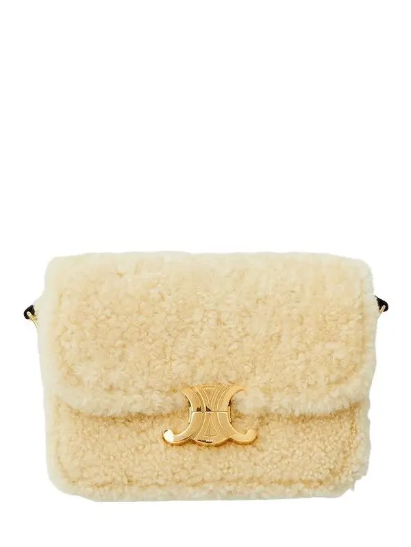 Celine Teen Triomphe Bag - Cream