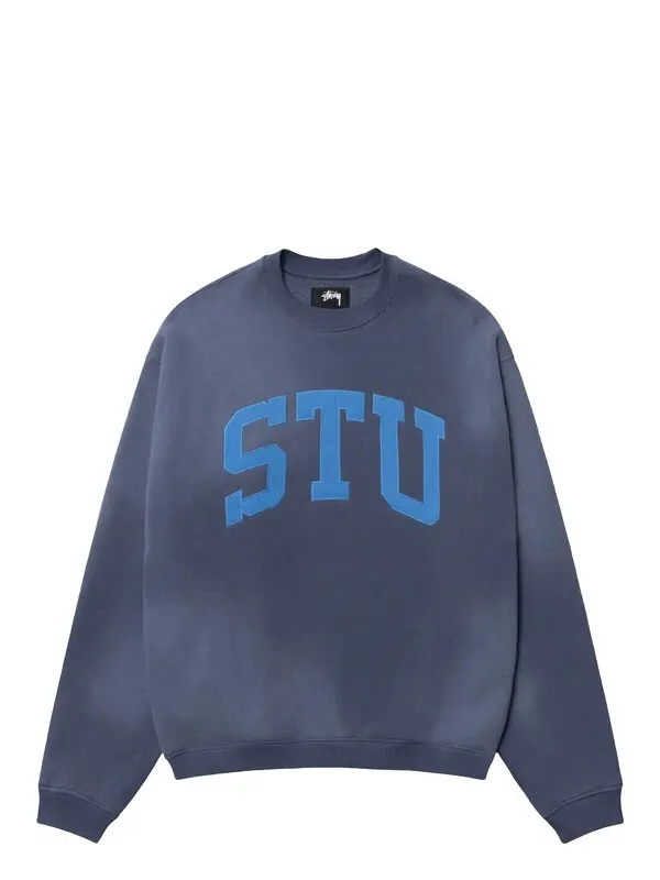 StÜssy Stu Appliqué Crew - Blue