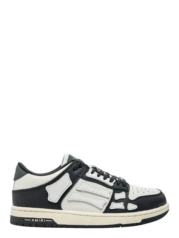 Amiri Skel Top Low Sneakers - Black