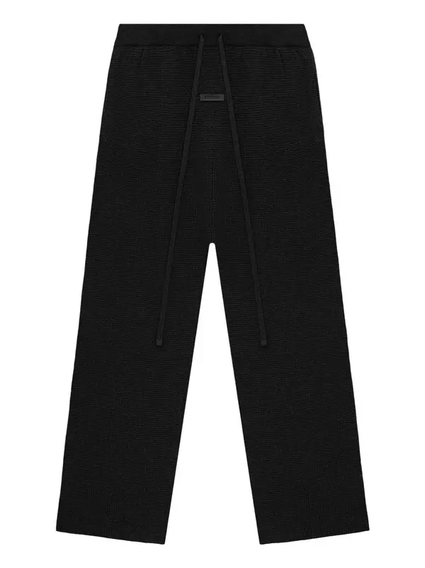 Fear Of God Waffle Relaxed Pant - Black