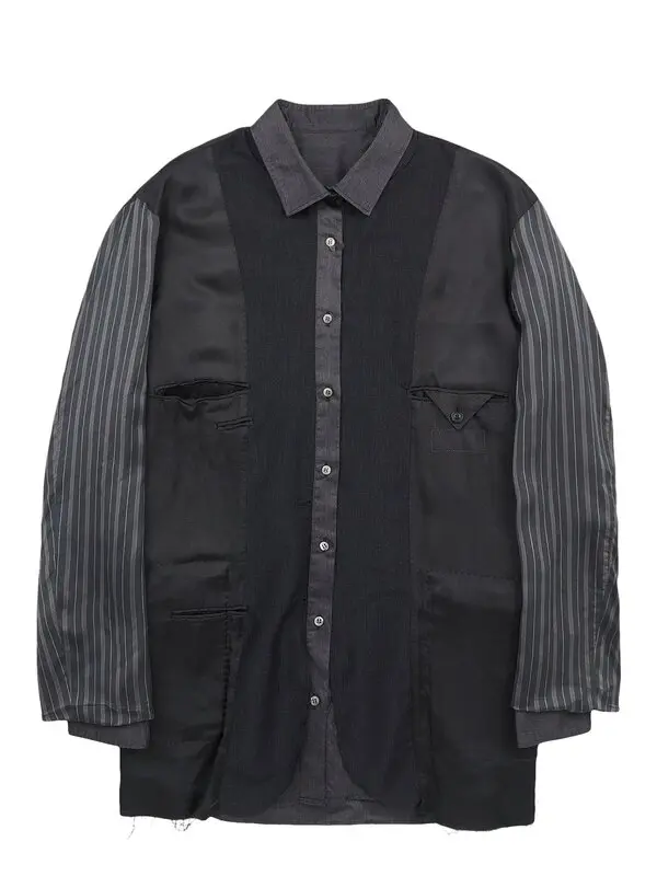 MAISON MARGIELA Patchwork Inside-out Jacket - Grey