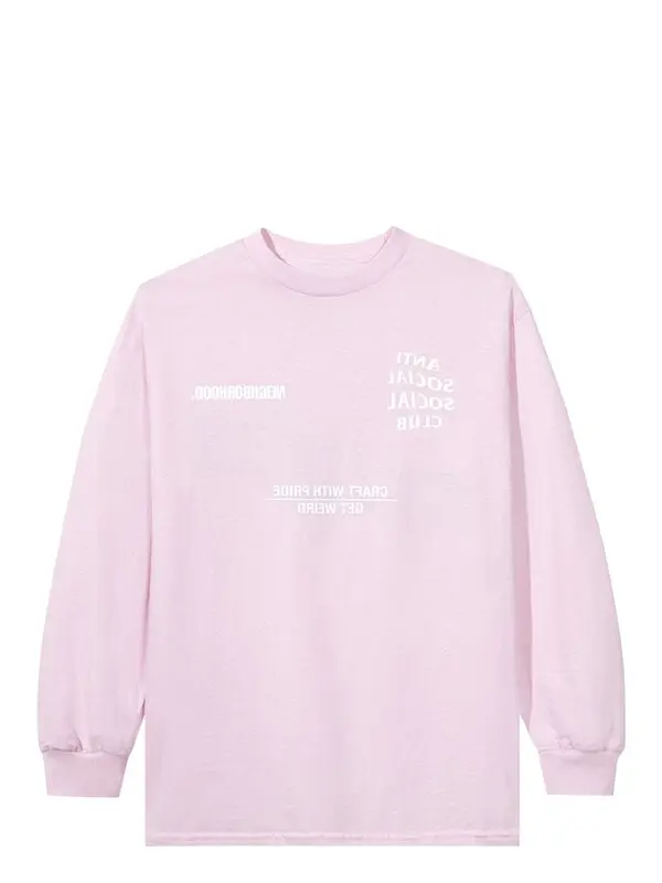 ANTI SOCIAL SOCIAL CLUB X Neighborhood Long-sleeve Tee - Pink