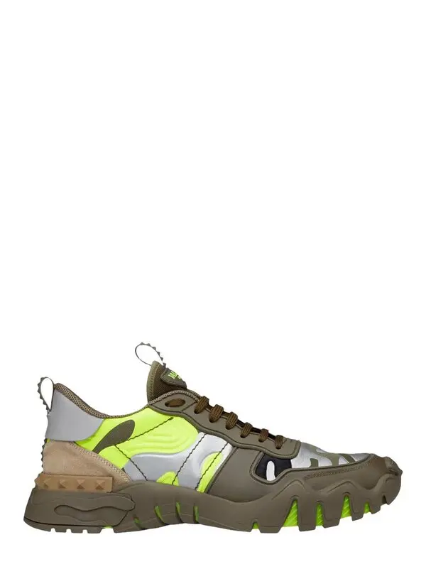Valentino Garavani Rockrunner Plus Sneakers - Green
