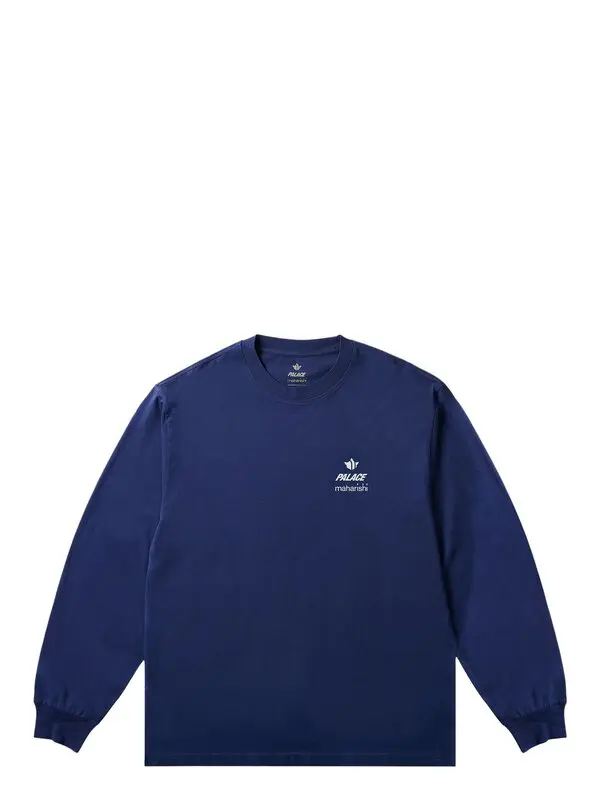 PALACE X Maharishi Shaolin Tag Long-sleeve - Blue