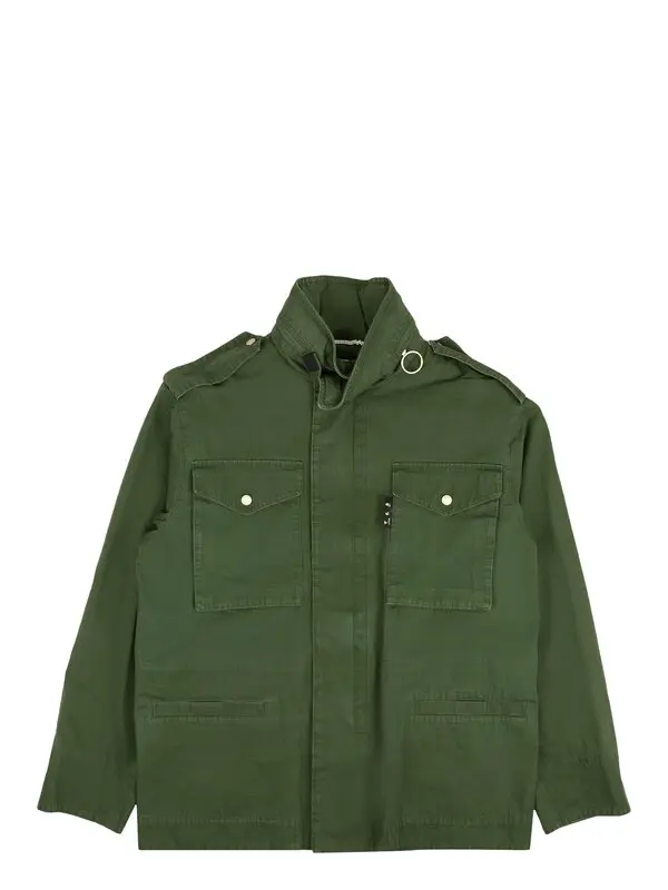 Off-White Checker Field Jacket - Green