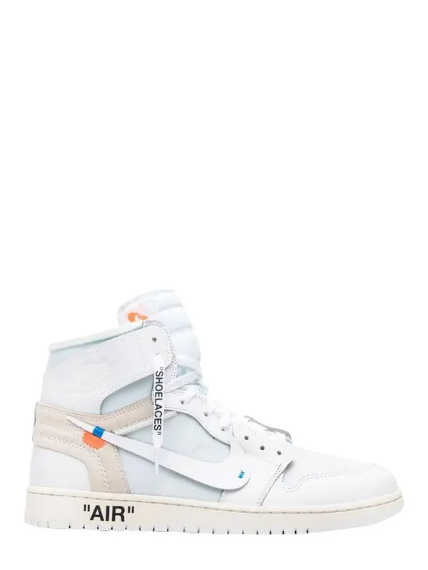 JORDAN Off- X 1 Retro High Og Sneakers - White