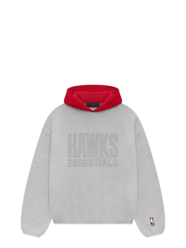 Fear Of God X Nba Atlanta Hawks Hoodie - Grey