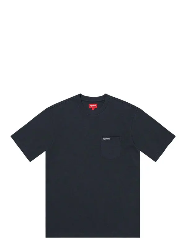 Supreme Short-sleeve Pocket Tee - Black