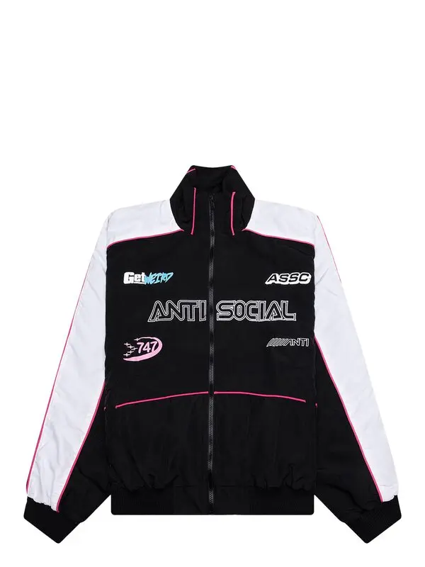 ANTI SOCIAL SOCIAL CLUB Racing Track Jacket - Black