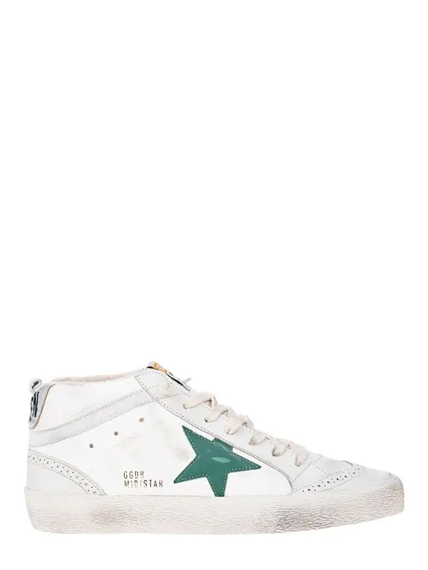 GOLDEN GOOSE Mid Star Sneakers - White