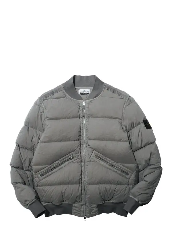 Stone Island Real Down Jacket - Grey