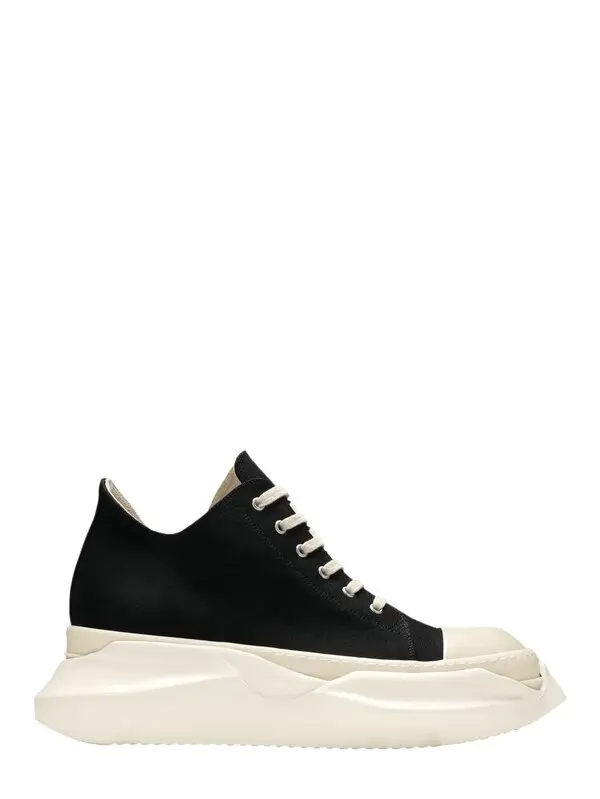 Rick Owens Abstract Low Sneakers - Black