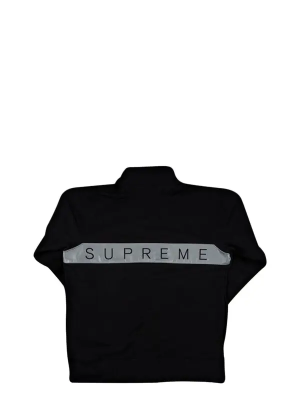 Supreme 2-tone 3m Reflective Half Zip Sweat - Black