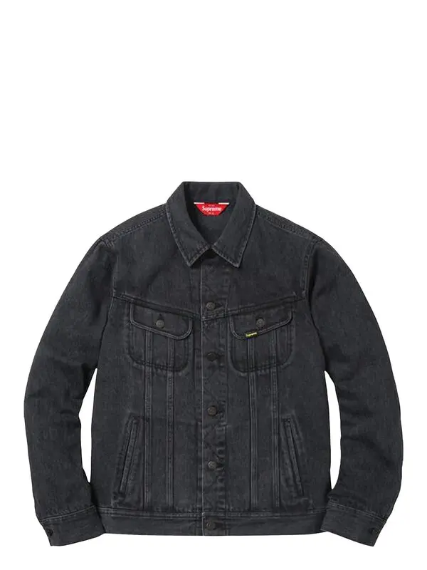 Supreme Denim Trucker Jacket - Black