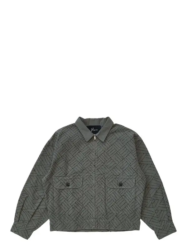 GLASS CYPRESS Canvas Jacket - Green