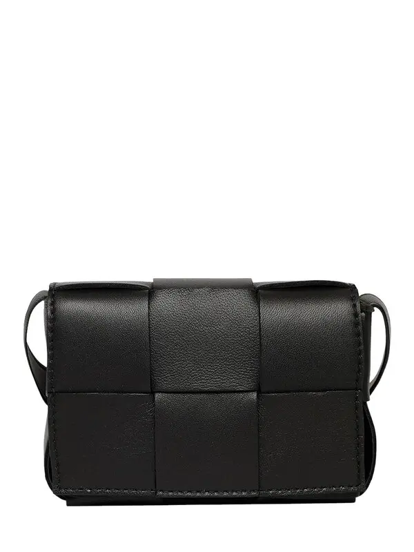 Bottega Veneta Mini Cassette Bag - Black